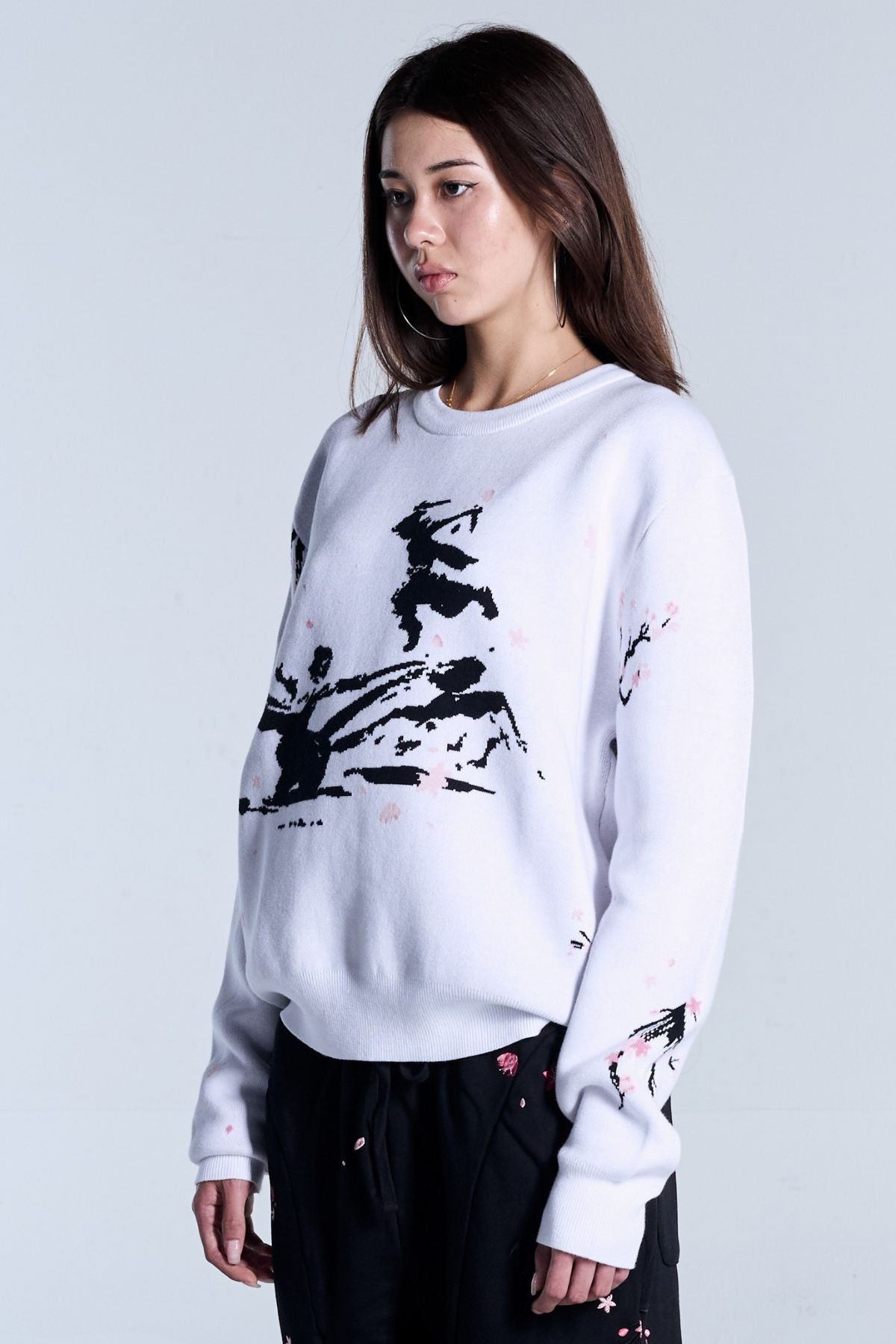 Sakura White Knit Sweater – Unpractical