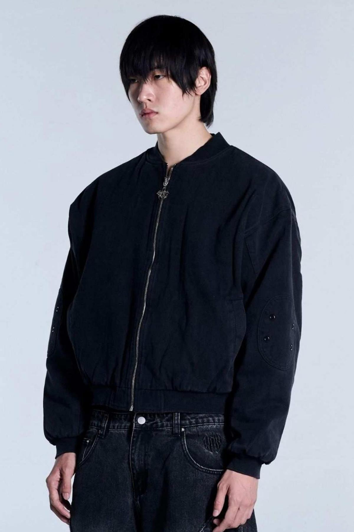 Flamed Black Bomber Jacket – Unpractical