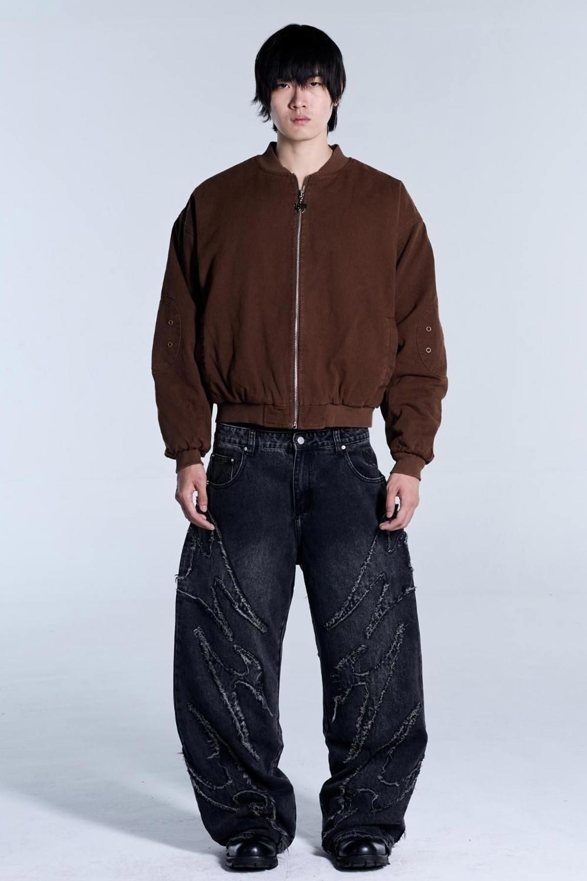 Flamed Mocha Bomber Jacket – Unpractical